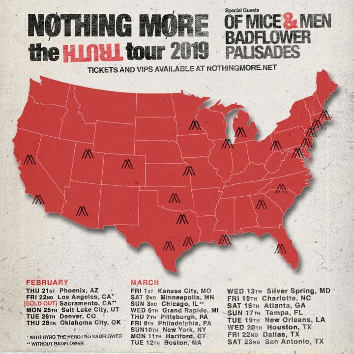 Nothing More Tour Dates 2019 & Concert Tickets | Bandsintown