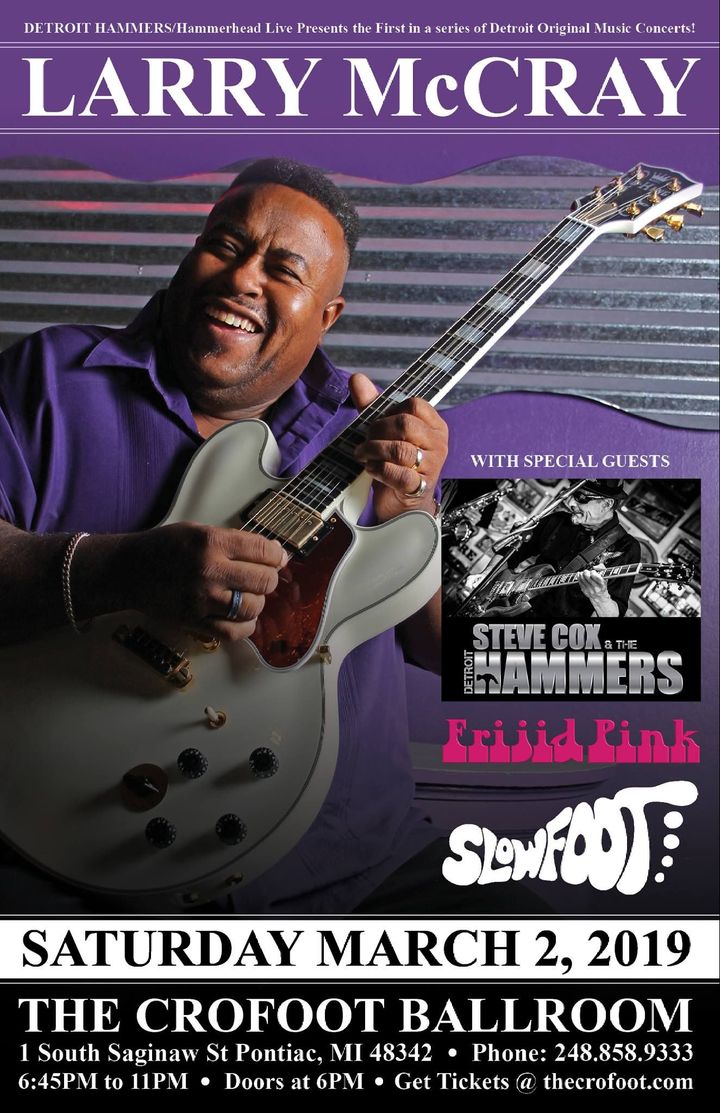 Larry McCray Tour Dates 2019 & Concert Tickets | Bandsintown