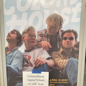 Colony House Concert Tickets: 2023 Live Tour Dates | Bandsintown