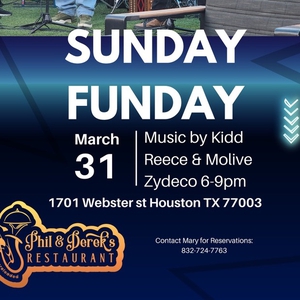 Kidd Reece & Mo'Live Zydeco Houston Entradas, Phil & Derek's 31 de ...