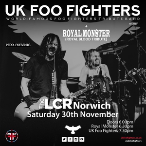 Royal Monster Norwich Tickets, UEA LCR Norwich Nov 30, 2024 | Bandsintown
