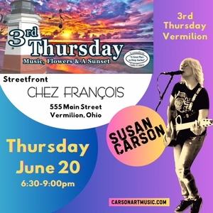 Susan Carson Vermilion Tickets, Chez Francois Restaurant & Touche ...