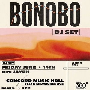 Bonobo Chicago Tickets, Concord Music Hall Jun 14, 2024 | Bandsintown