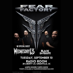 Fear Factory Greenville Tickets, Radio Room Sep 10, 2024 | Bandsintown