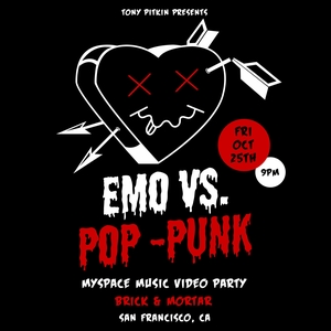 Emo vs. Pop-Punk San Francisco Tickets, Brick & Mortar Music Hall Oct 25, 2024 | Bandsintown