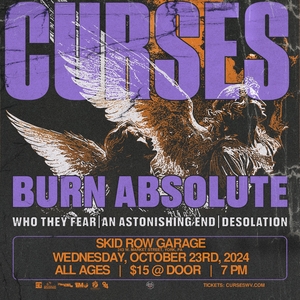 Curses (US) York Tickets, Skid Row Garage Oct 23, 2024 | Bandsintown