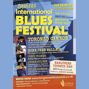 Toronzo Cannon Devizes Tickets, Devizes Corn Exchange Jan 18, 2025 ...