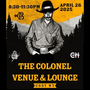 Cody Bartels Cody Tickets, The Colonel Venue and Cigar Lounge Apr 26 ...