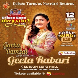 Geeta Rabari Edison Tickets, The New Jersey Convention and Exposition ...