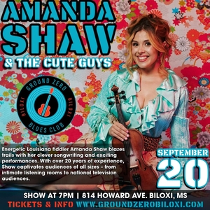 Amanda Shaw Biloxi Tickets, Ground Zero Blues Club Biloxi Sep 20, 2025 ...
