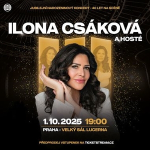 Ilona Csáková Praha Entradas, Lucerna Great Hall 1 de octubre de 2025 ...