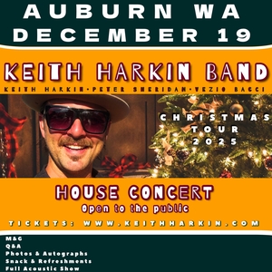 Keith Harkin Auburn Tickets, House Concert Dec 19, 2025 | Bandsintown