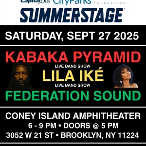 Free Kabaka Pyramid Brooklyn Tickets, Ford Amphitheater at Coney Island ...