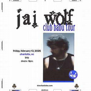 Jai Wolf Charlotte Tickets, Trio Nightclub Feb 13, 2026 | Bandsintown