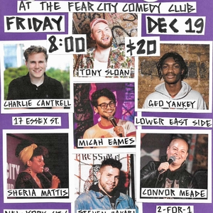 Steven ZakariNew York チケット, The Fear City Comedy Club2025年12月19日 ...