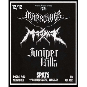 MARROWER Berkeley Tickets, Spats Berkeley Dec 12, 2025 | Bandsintown