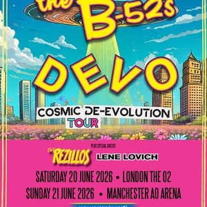 Devo London Tickets, The O2 Jun 20, 2026 | Bandsintown