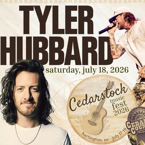 Tyler Hubbard Hartington Tickets, Cedar County Fair Jul 18, 2026 ...