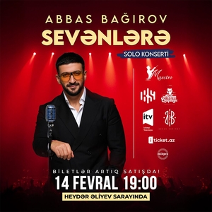 Abbas Bağırov Bakı Tickets, Heydar Aliyev Palace Feb 14, 2026 | Bandsintown